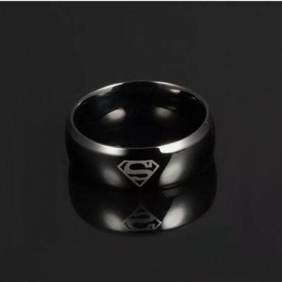 Accessories | New Engraved Superman Logo Ring | Poshmark